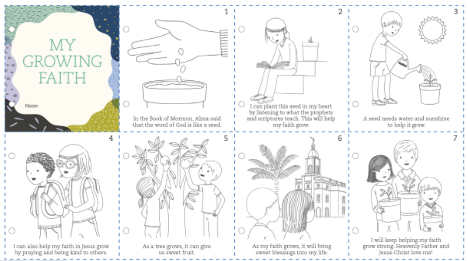 Faith Lesson Resource Ideas & Activities (Come Follow Me Families, LDS ...