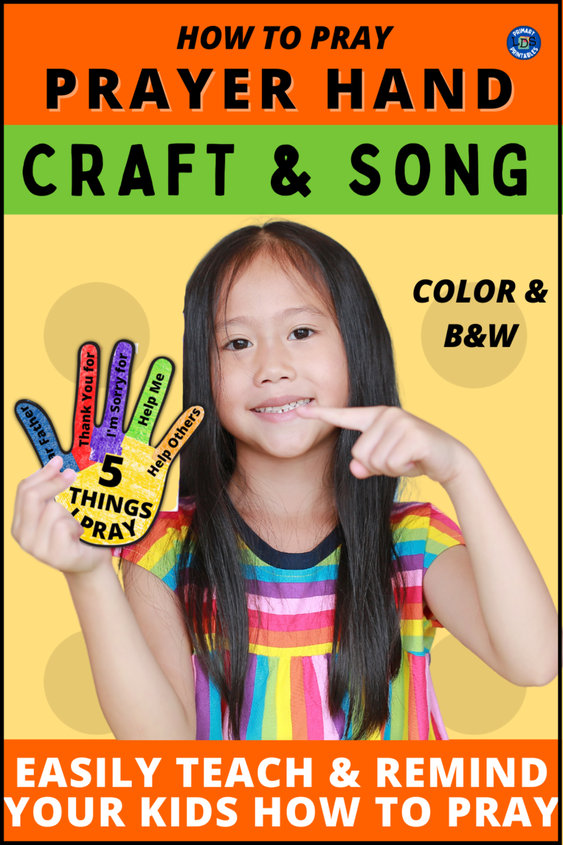 HOW TO PRAY 5 STEPS OF PRAYER HAND CRAFT FOR KIDS HOW TO PRAY 5 STEPS OF PRAYER HAND CRAFT FOR KIDS
