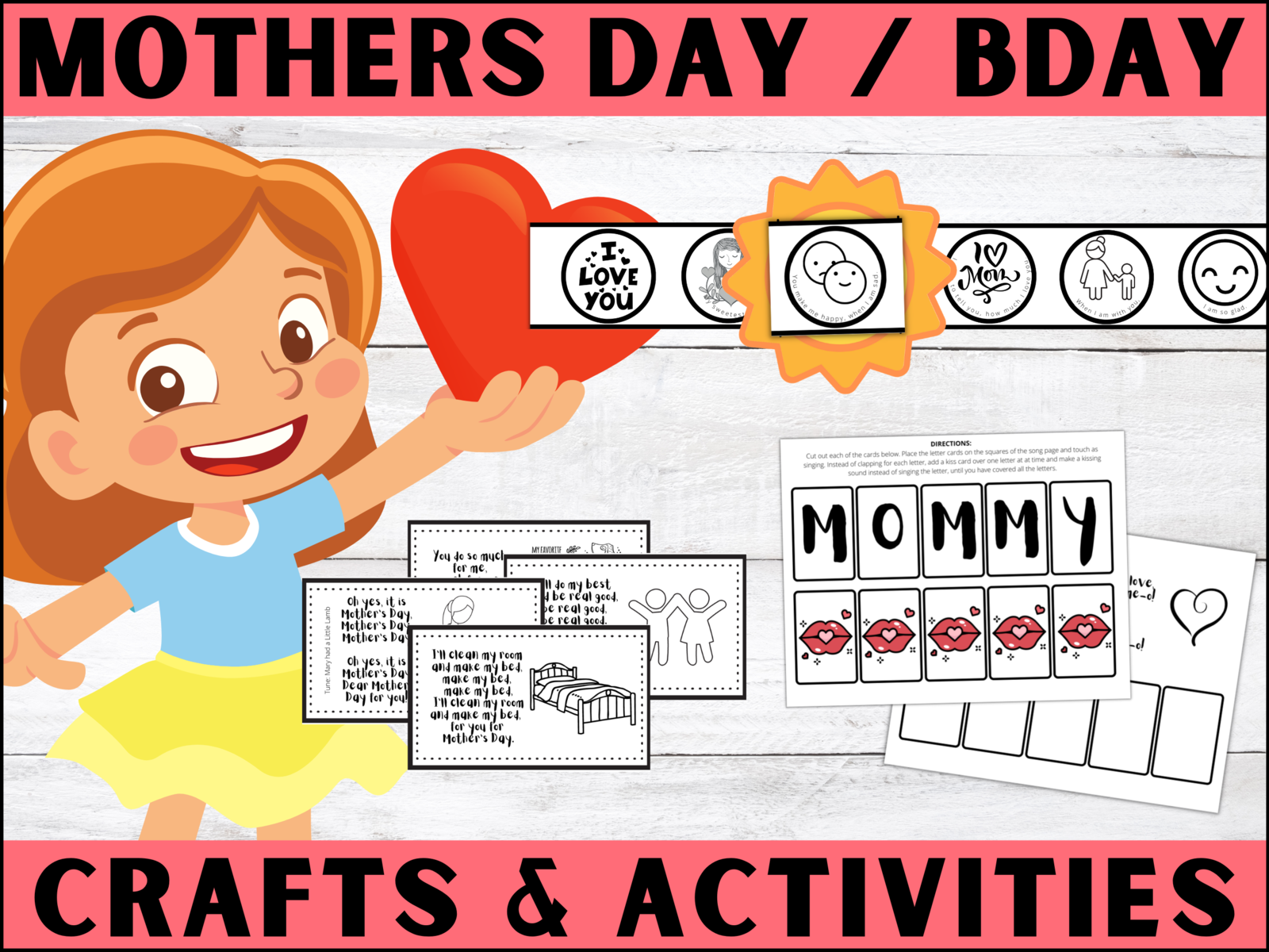 Fathers and Mothers Day Kids DIY Crafts & Gift Ideas