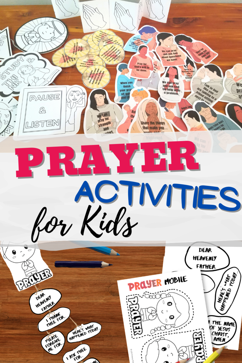 Prayer Lesson Resource Ideas & Activities (Come Follow Me Families, LDS ...