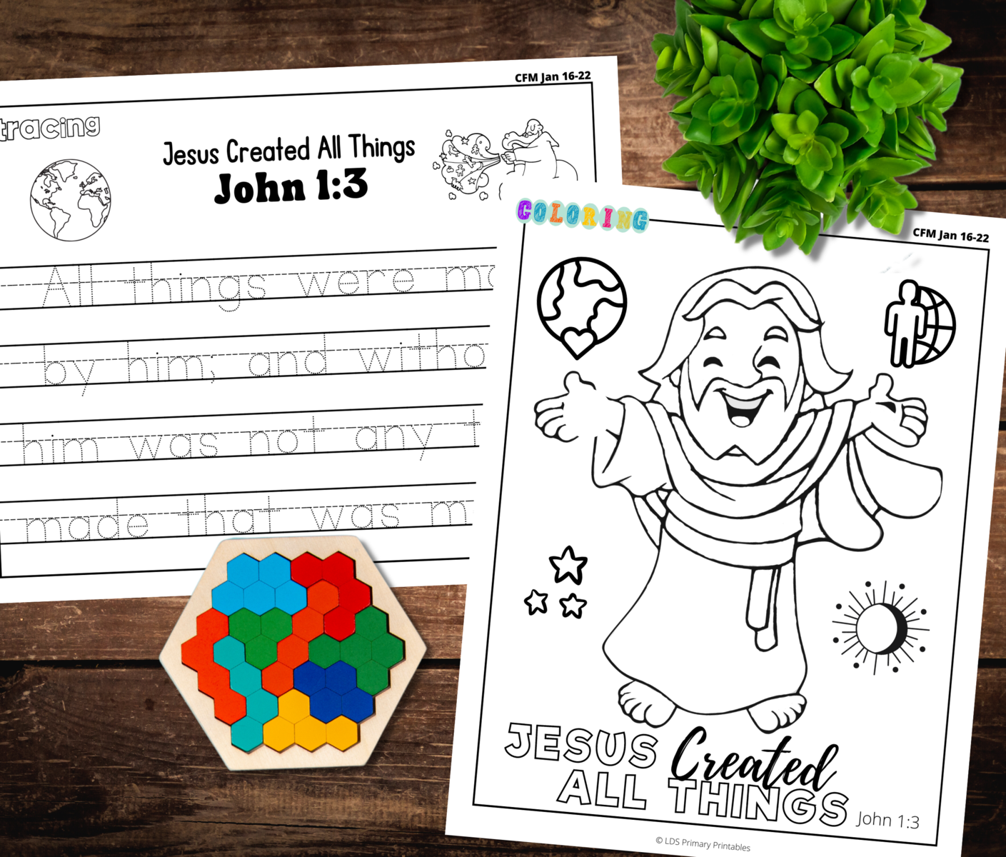Come Follow Me Jan 2023 John 1 Family & Primary Lesson Ideas & Resources