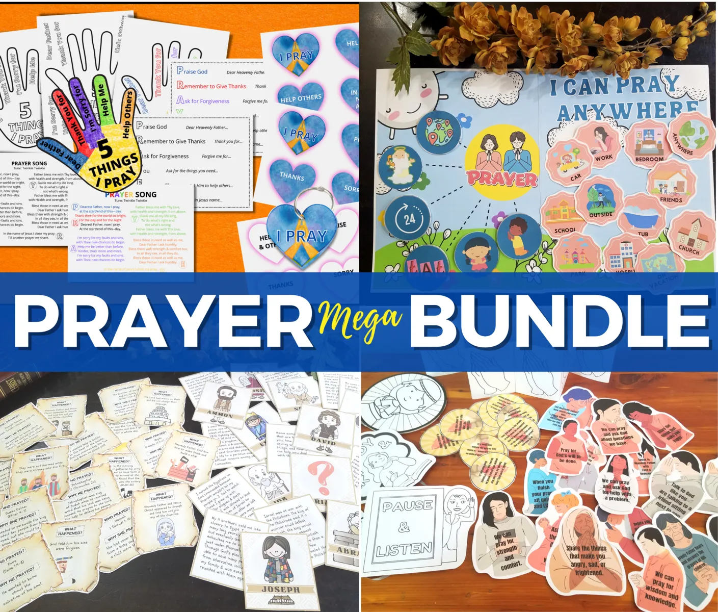 Prayer Lesson Resource Ideas & Activities (Come Follow Me Families, LDS ...
