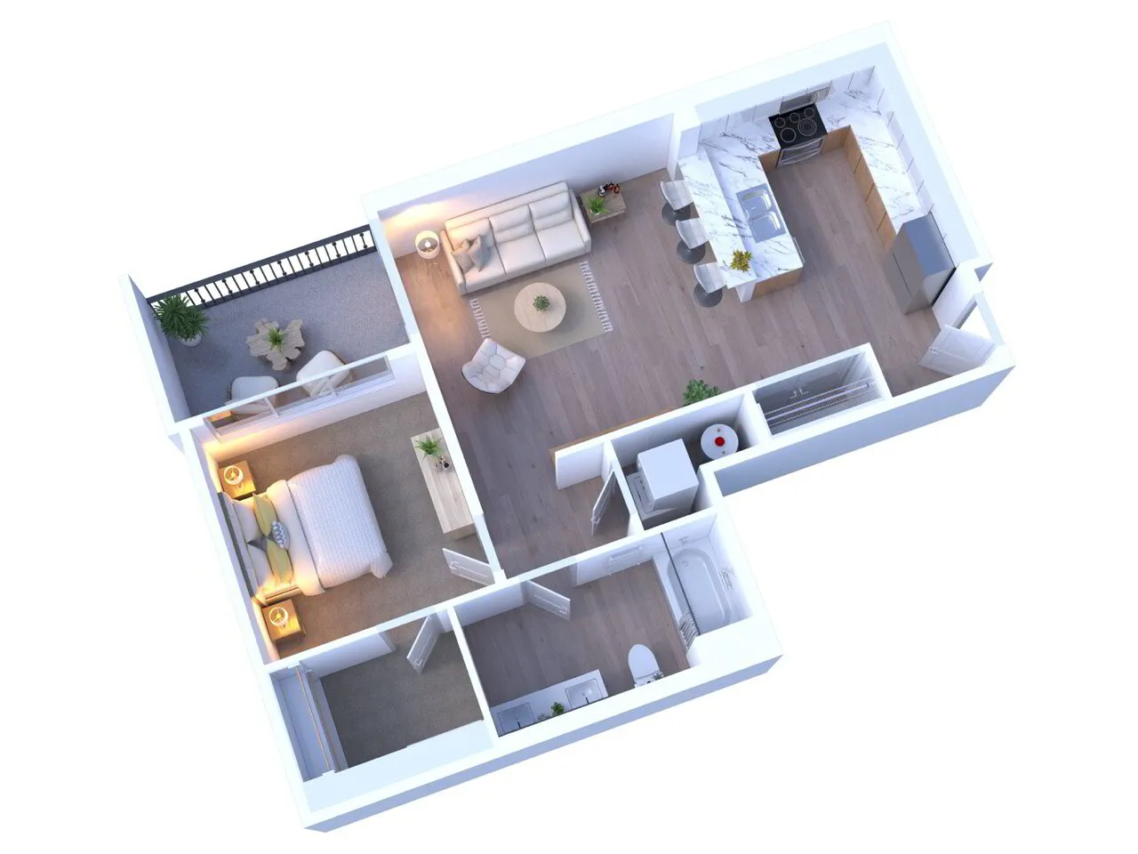 Bridgewater | Active Adult One Bedroom Apartments for rent in Star, ID ...