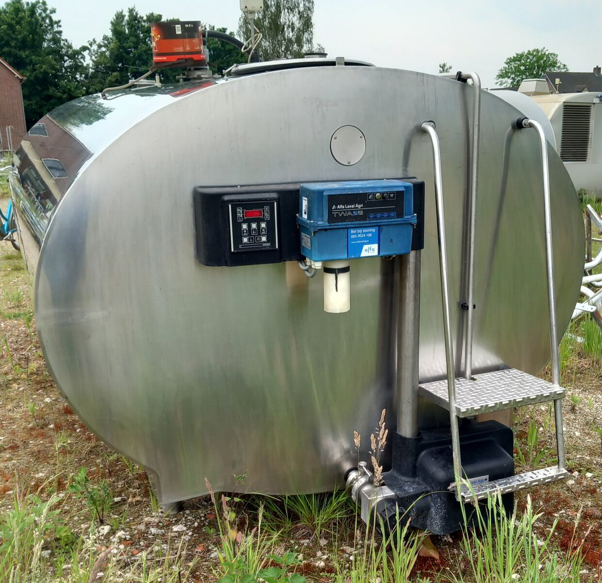 "Sold" Mueller o-2000, 8.000 liter milk cooling tank