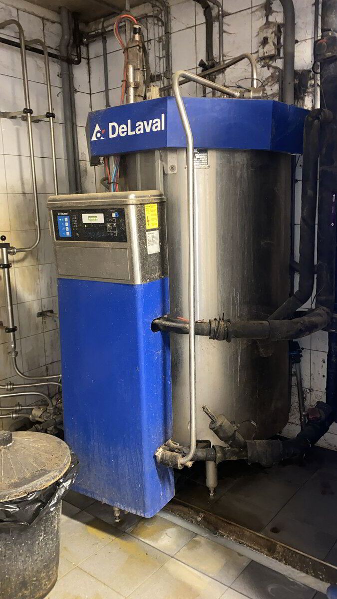 DeLaval buffer tank, 800 liter, 2009
