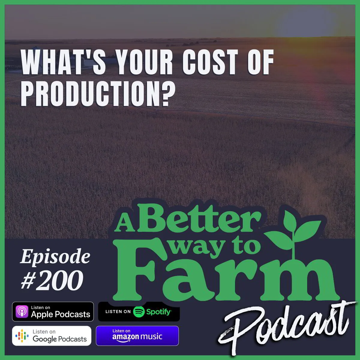 200: What's Your Cost of Production?