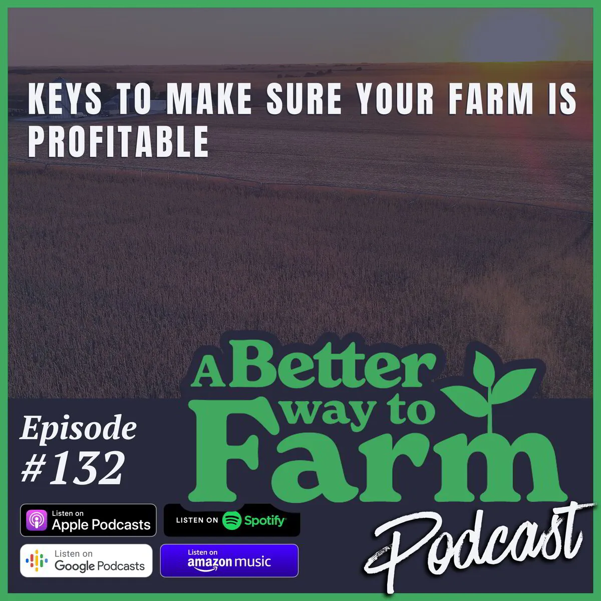 132: Keys To Make Sure Your Farm Is Profitable