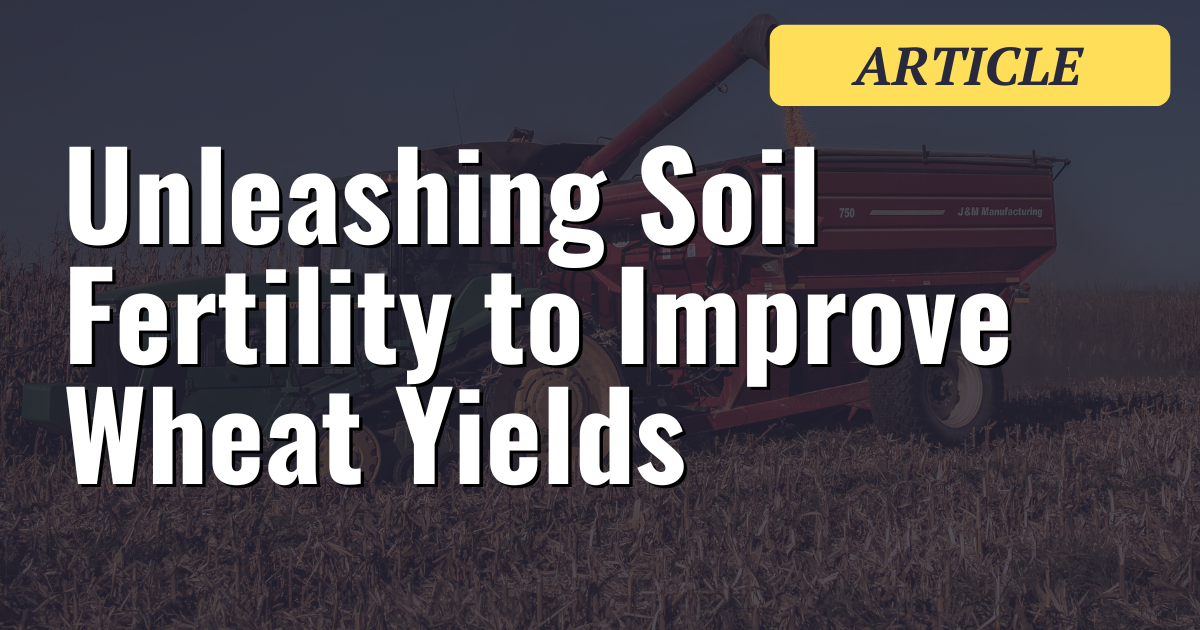 Unleashing Soil Fertility to Improve Yields: Insight from an Oklahoma ...