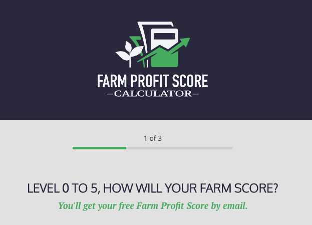 Use the free Farm Profit Score Calculator | A Better Way To Farm