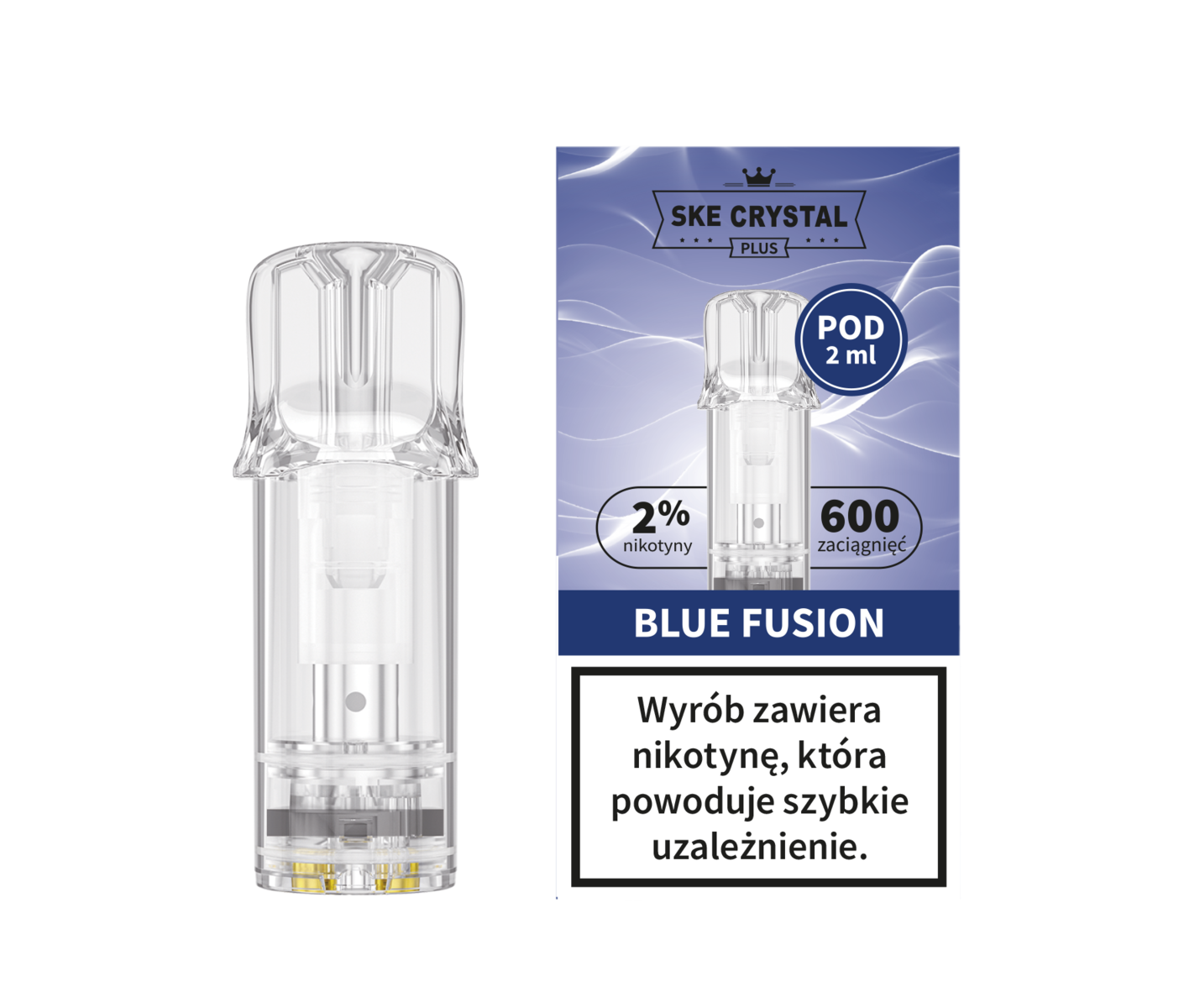 POD Crystal Plus BLUE FUSION (od 13.20 zł netto)