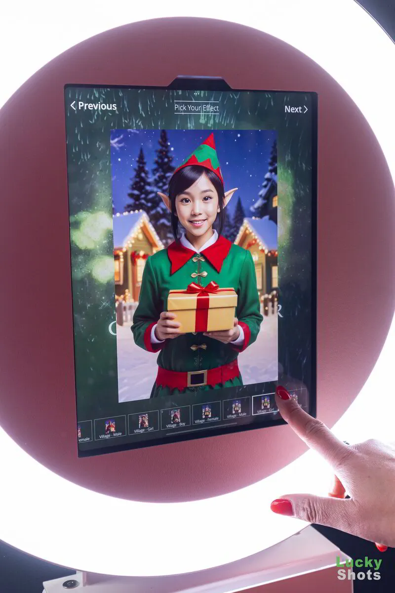 Elf Yourself Photo Booth Rental Experience | Lucky Shots