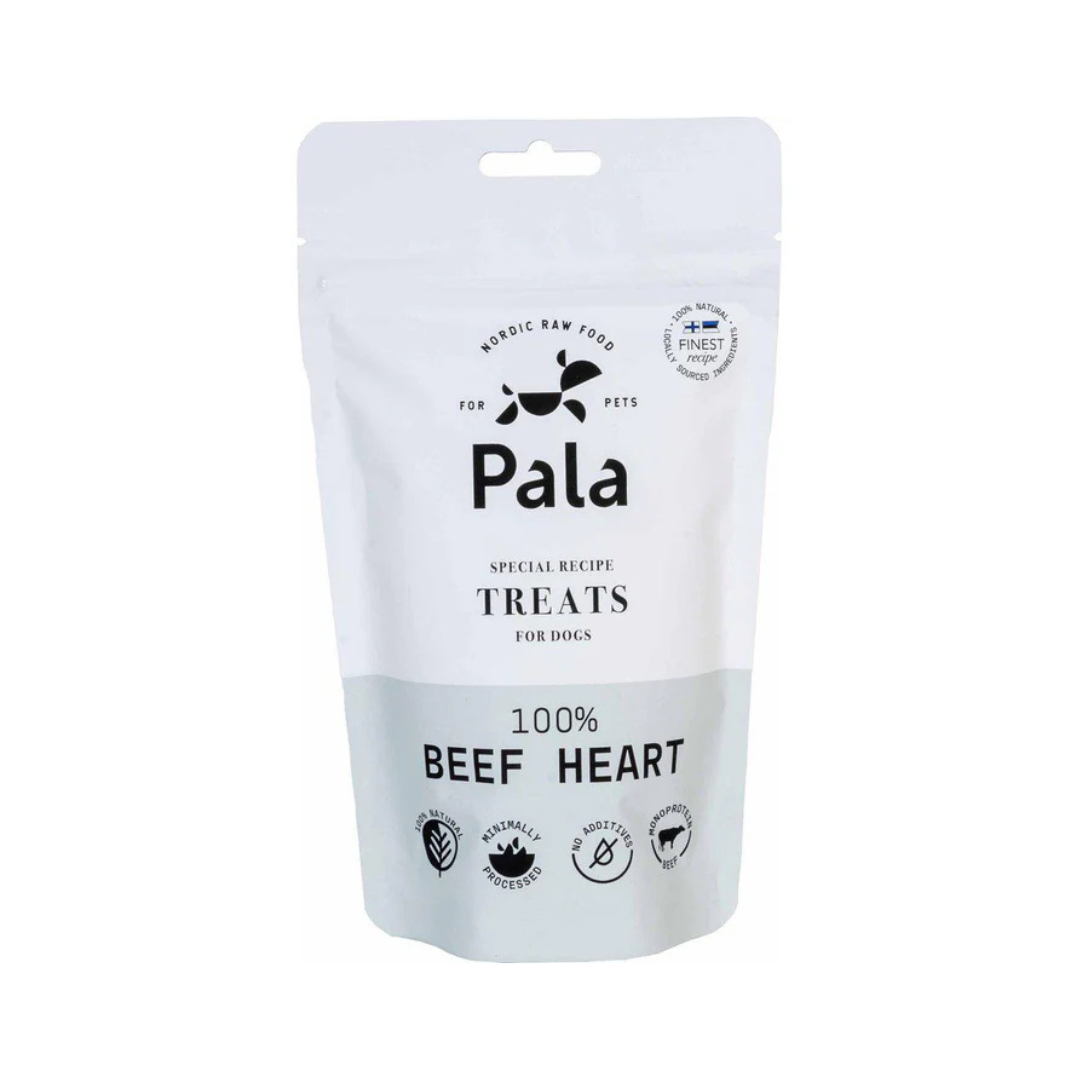 Pala 100% beef heart - lufttorkat nöthjärta för hund och katt