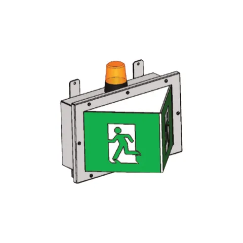 Exit, Downlight and Strobe 32m