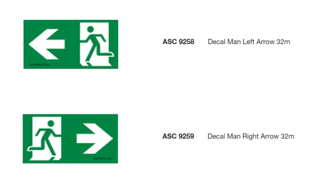 Emergency Exit LED Sign 32m