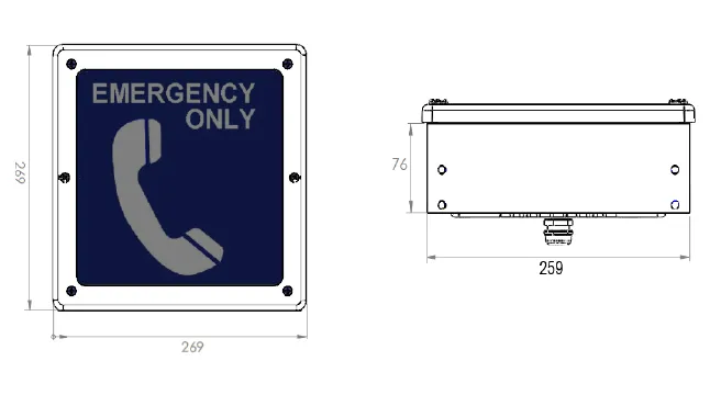 Emergency Phone Sign