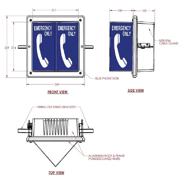 Emergency Phone Sign