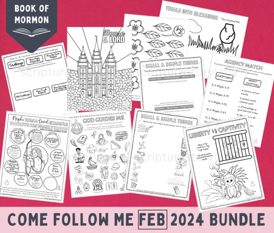 Come Follow Me Book of Mormon 2024 - LDS Lesson Ideas & Resources (Jan ...