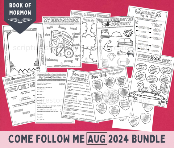 Come Follow Me 2024 Book of Mormon - LDS Resources & Lesson Ideas (July ...