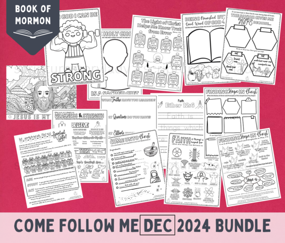 Come Follow Me 2024 Book of Mormon - LDS Resources & Lesson Ideas (July ...