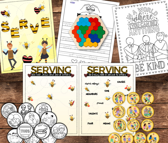Service & Serving Lesson Ideas, Activities, Crafts & Resources for Kids