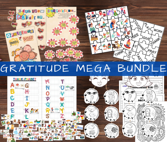 Blessings Gratitude Thankful Lesson Ideas, Activities, Crafts ...