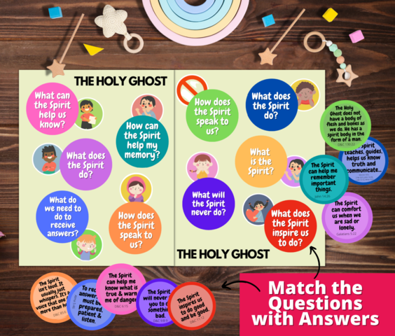 Holy Ghost Lesson Resource Ideas & Activities (Come Follow Me Families ...