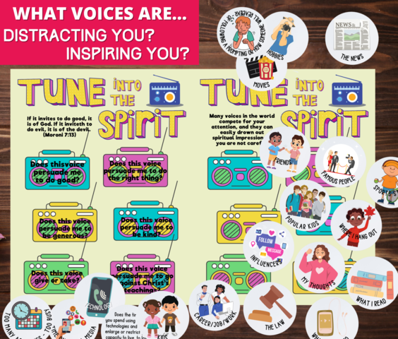 Holy Ghost Lesson Resource Ideas & Activities (Come Follow Me Families ...