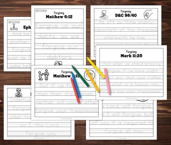 Forgiveness Lesson Resource Ideas & Activities (Come Follow Me Families ...