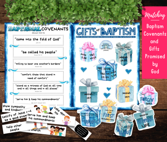 Baptism Lesson Resource Ideas & Activities (Come Follow Me Families ...