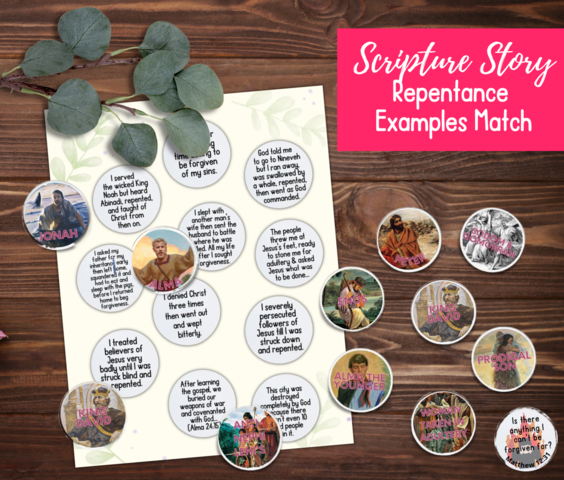 Repentance Lesson Resource Ideas & Activities (Come Follow Me Families ...