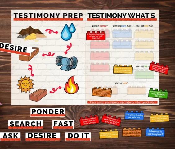 Testimony Lesson Resource Ideas & Activities (Come Follow Me Families ...