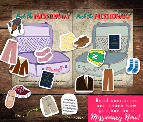 Missionary Work Lesson Ideas, Activities, Games & Printables for Kids