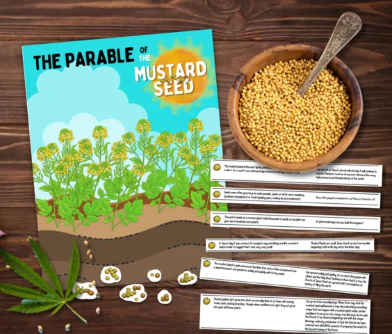 Parable of the Mustard Seed & Leaven Bible Parable Lessons for Kids