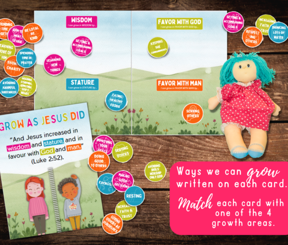 Jesus as a Child - Growing Like Jesus Lesson Ideas & Resources for Kids