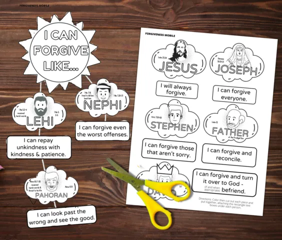 Forgiving Forgiveness Lesson Ideas, Activities, Crafts & Resources for Kids