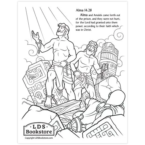 nephi and lehi coloring pages