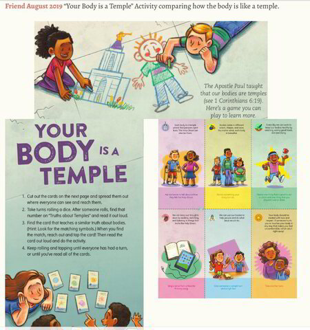 Word of Wisdom, Physical Body Lesson Ideas, Activities, Crafts ...