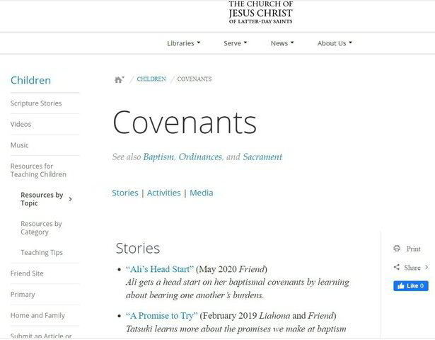Covenants Lesson Ideas & Resources for Kids