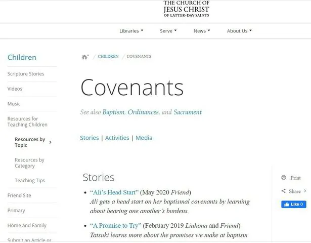 Covenants Lesson Ideas & Resources for Kids