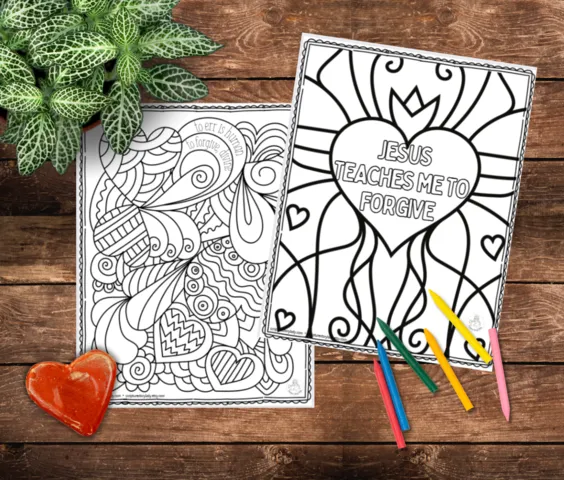 lds coloring pages forgiveness