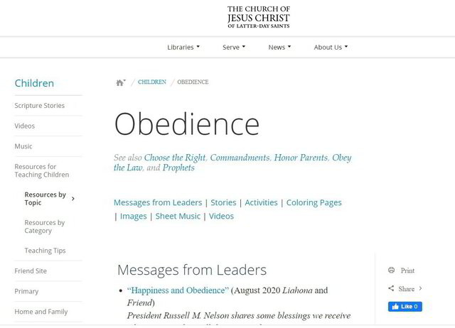 Obedience Agency Lesson Ideas, Activities, Crafts & Resources for Kids