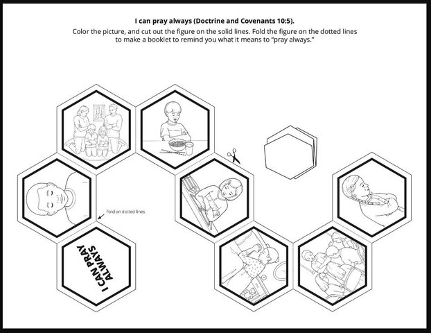 Prayer Lesson Resource Ideas & Activities (Come Follow Me Families, LDS ...