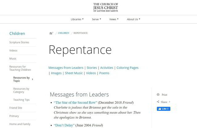 Repentance Lesson Ideas, Activities, Crafts & Resources for Kids