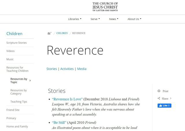 Reverence Lesson Ideas, Activities, Crafts & Resources for Kids