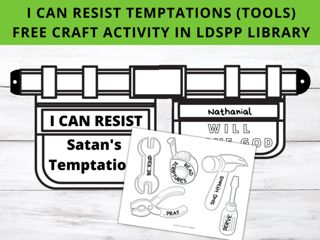 Temptation Lesson Ideas, Activities, Crafts & Resources for Kids