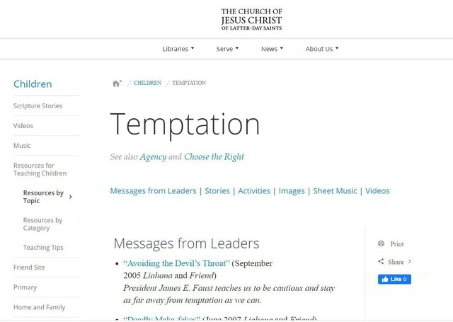 Temptation Lesson Ideas, Activities, Crafts & Resources for Kids