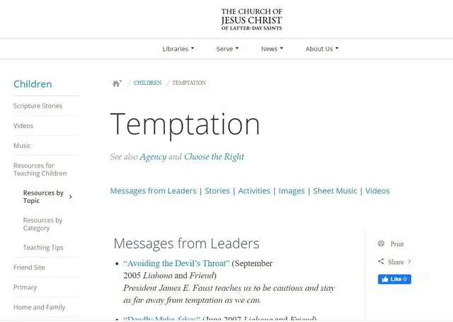 Temptation Lesson Ideas, Activities, Crafts & Resources for Kids