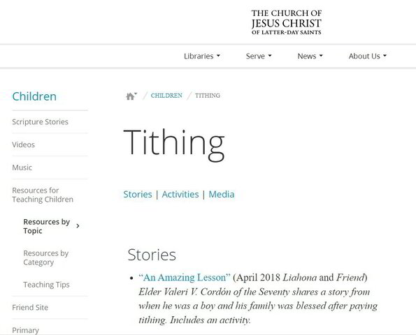 Fasting & Tithing Lesson Ideas, Activities, Crafts & Resources for Kids