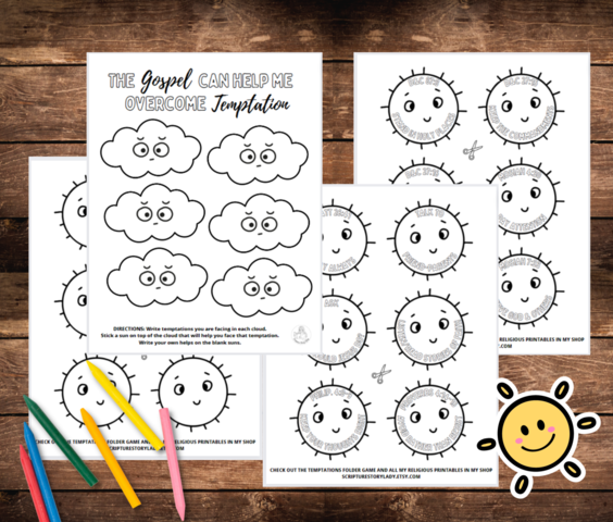 Temptation Lesson Ideas, Activities, Crafts & Resources for Kids