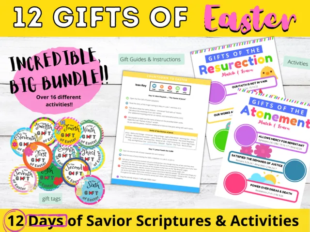 Easter Atonement & Resurrection Lesson Ideas & Resources for Kids